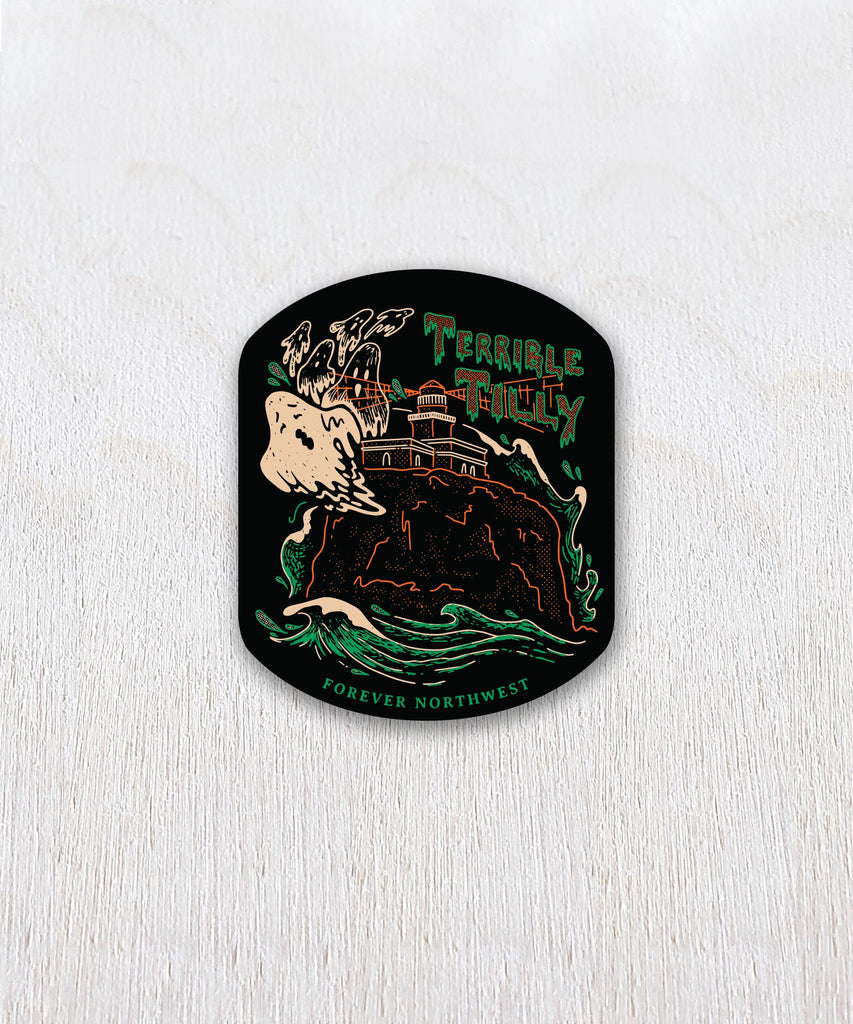 Terrible Tilly Sticker – Forever Northwest